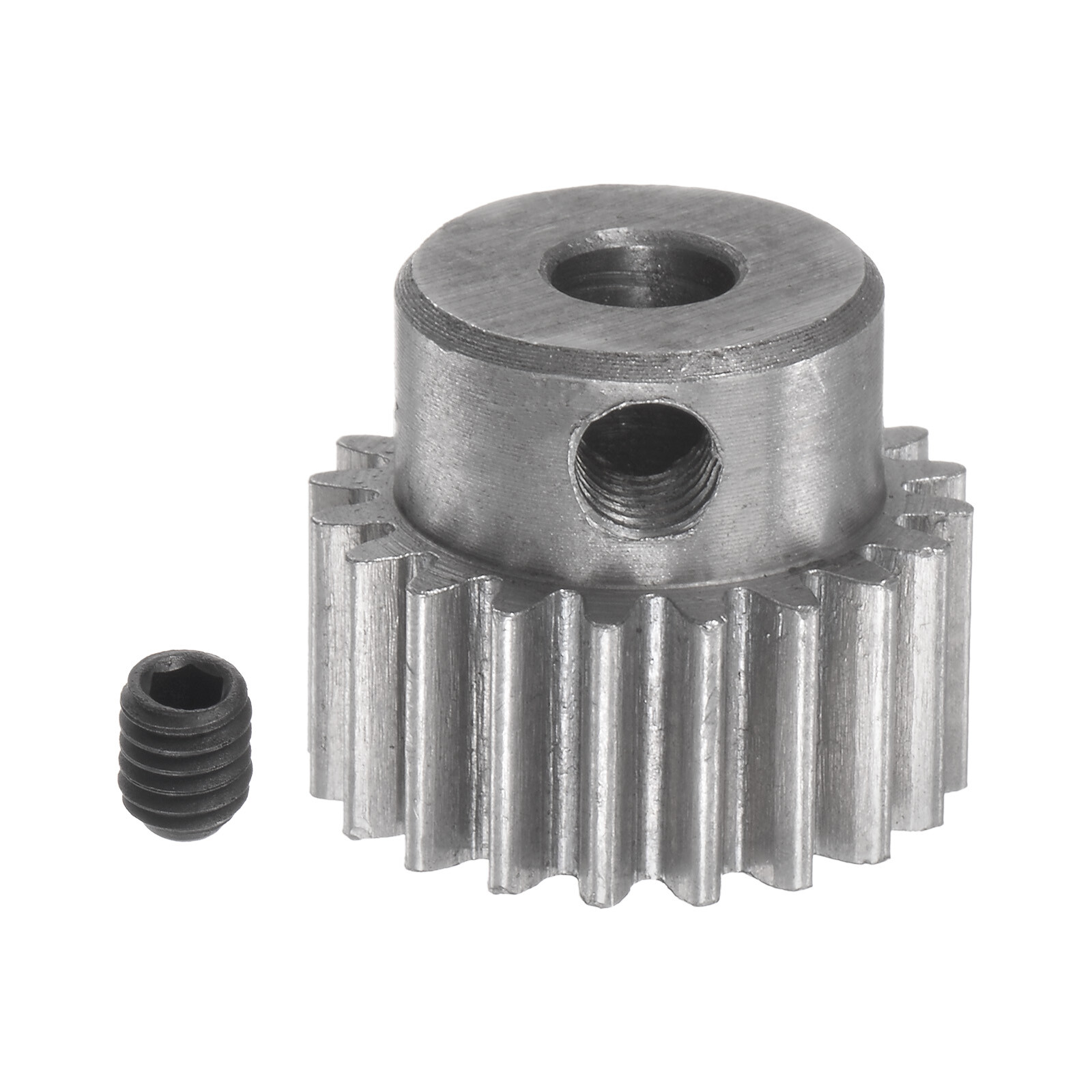 Step Spur Gear 6mm Inner Hole Pinion Gear 20T Mod 1 Carbon Steel Motor ...