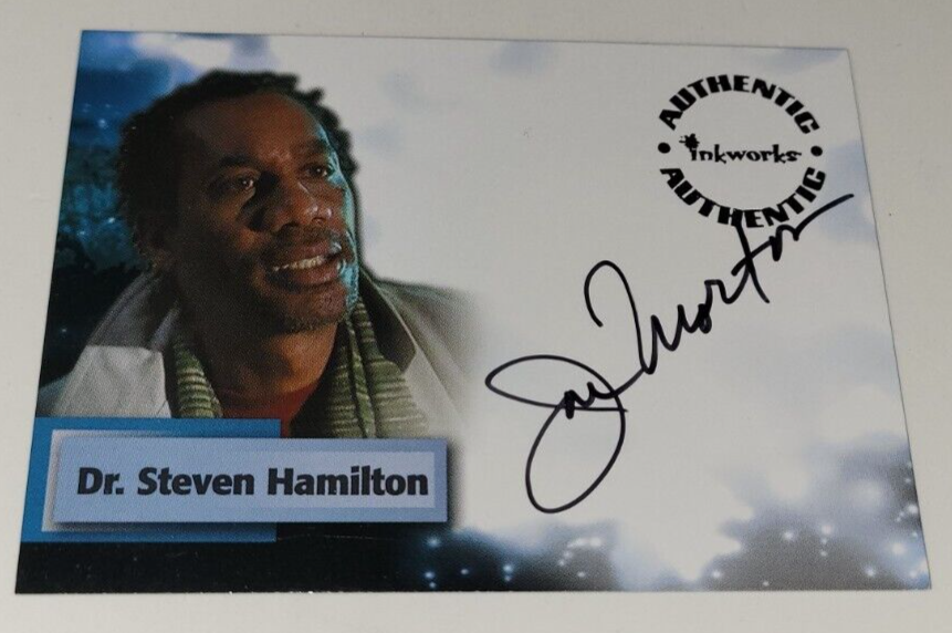 DR. STEVEN HAMILTON 2002 SMALLVILLE Season 1 JOE MORTON AUTOGRAPH A6 ...