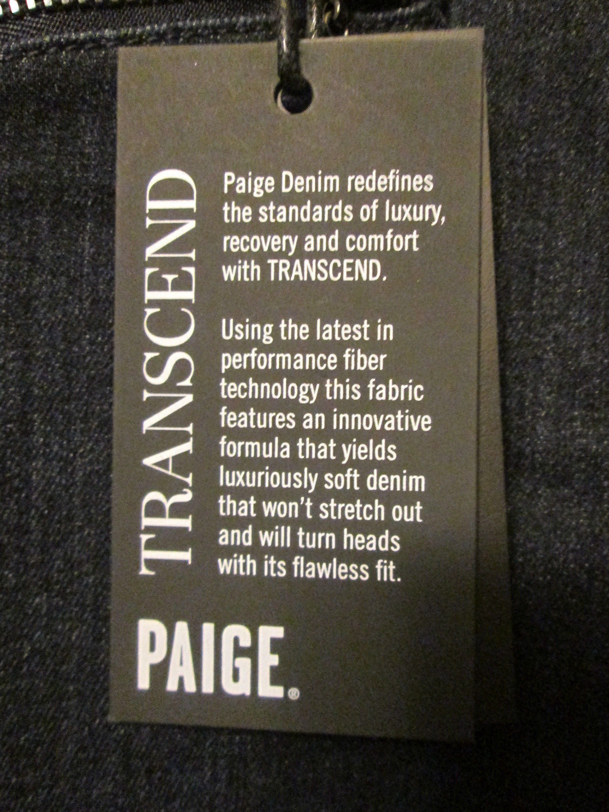 Paige Indio Zip Ultra Skinny Alena Transcend Extra Dark Wash Jeans 28 ...