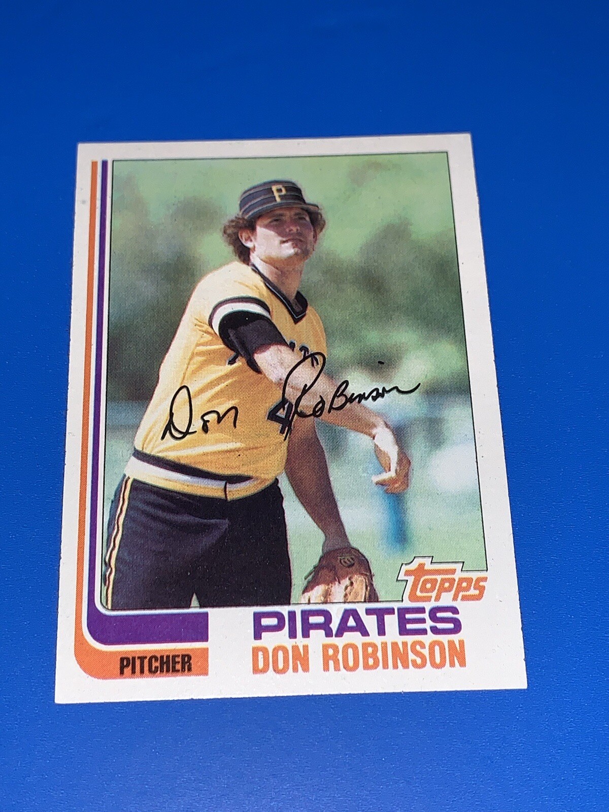 1982 Topps Don Robinson Baseball Card #332 Pittsburgh Pirates Set Break ...