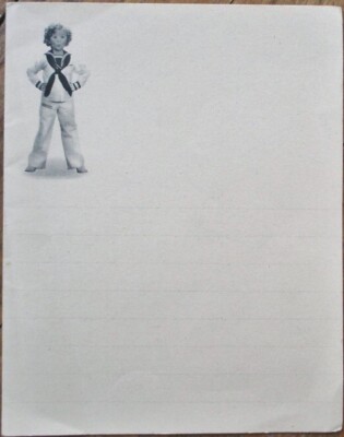 Shirley Temple 1930s Note Paper Stationery, Sailor Outfit | eBay