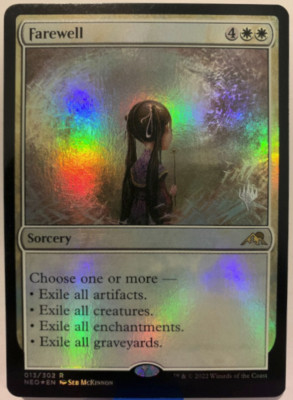 mtg magic farewell FOIL promo ENGLISH adieu kamigawa neon dynasty | eBay