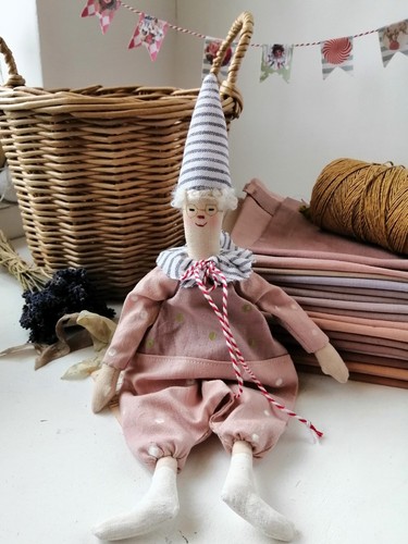 Poupée primitive elfe père Noël fait main poupée primitive scandinave ...