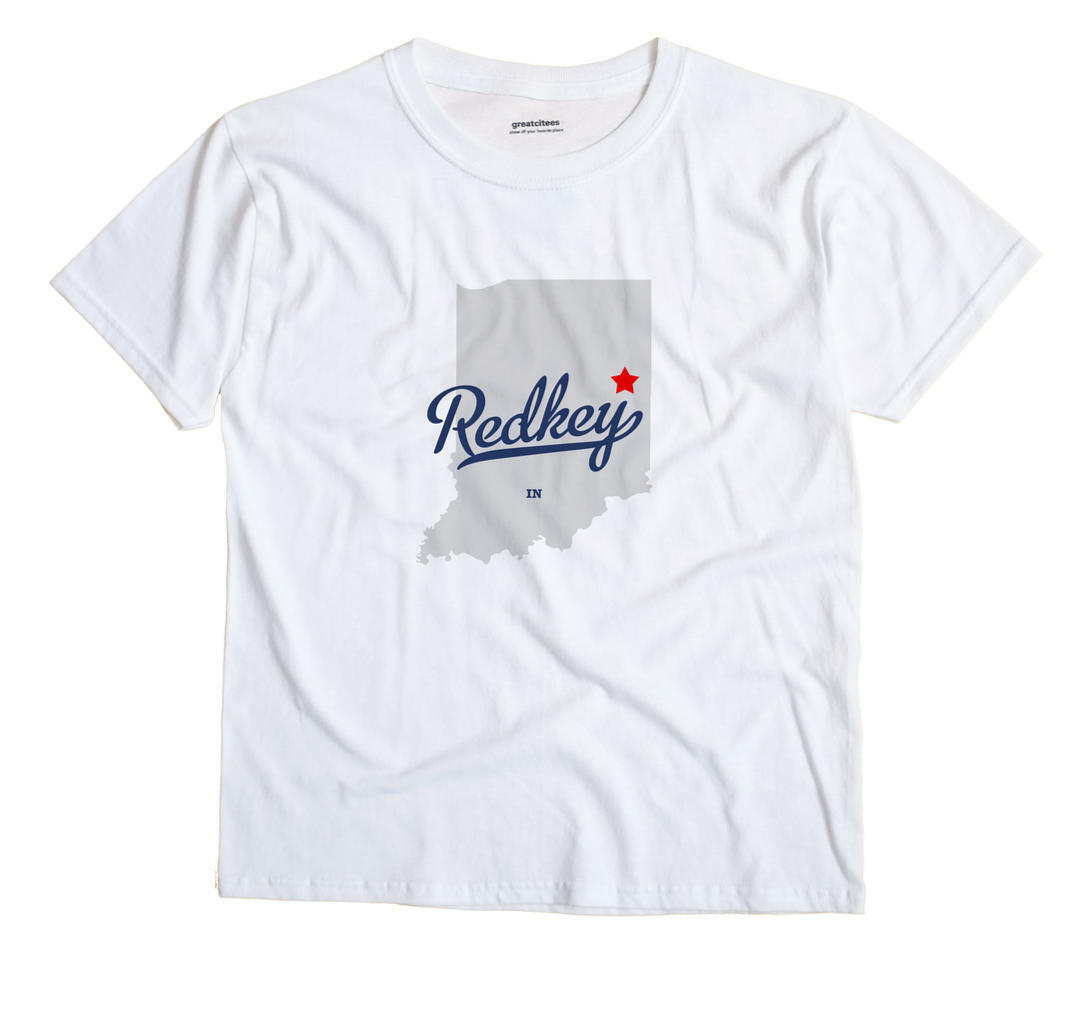Redkey Indiana IN T-Shirt MAP | eBay