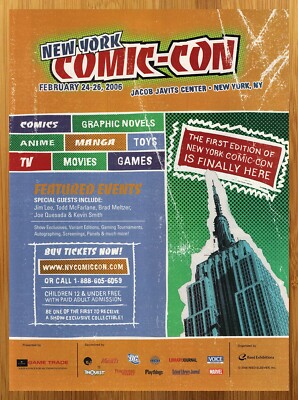 2006 New York Comic Con Vintage Print Ad/Poster Empire State Building ...