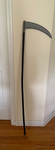 57 inch (4 ft 9 in) Plastic Scythe good for Halloween or Cosplay Size ...