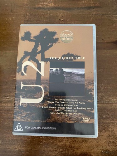 U2 THE JOSHUA TREE DVD MUSIC EXCELLENT CONDITION ROCK | eBay Australia