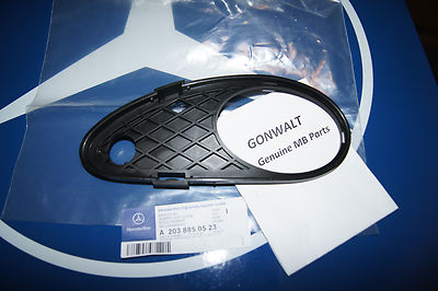 Mercedes Benz Grill Left Bumper Cover Around Fog Light 2038850523 C ...