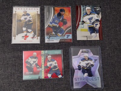 Upper Deck Synergy Artifacts Jordan Kyrou - St. Louis Blues | eBay