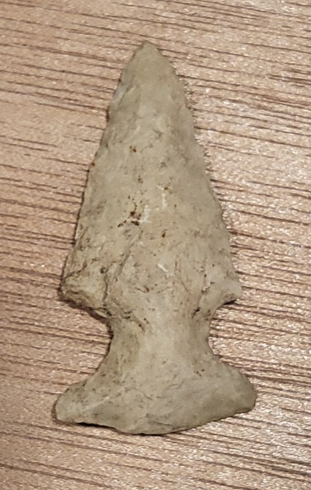 COA AUTHENTIC ARKANSAS 1 11/16" STEMMED SPEAR NICE ARTIFACT STONE TOOL ...