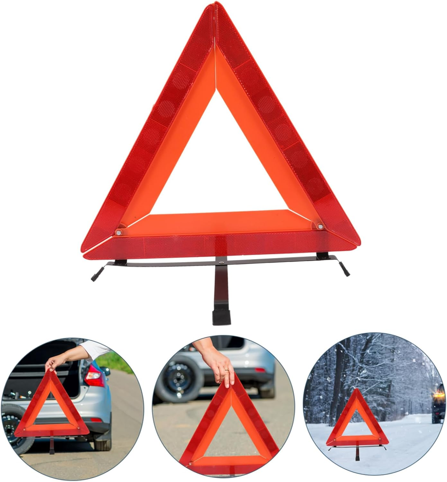Warning Triangle Reflective Road Safety Triangles for Vehicles Trucks ...