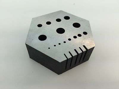 Hexagonal Anvil with 15 Holes and 5 Milled Slots | eBay
