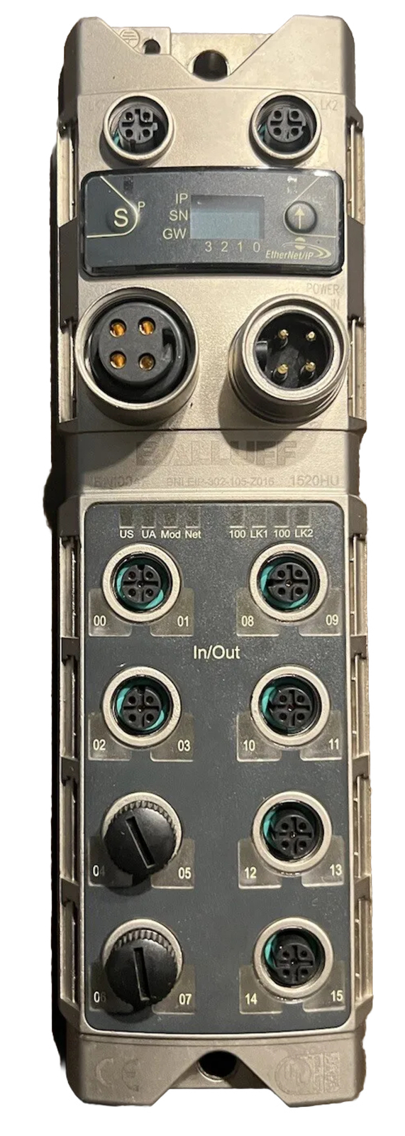 Balluff BNI004F BNI EIP-302-105-Z015 Ethernet/IP Module Inputs/Outputs ...