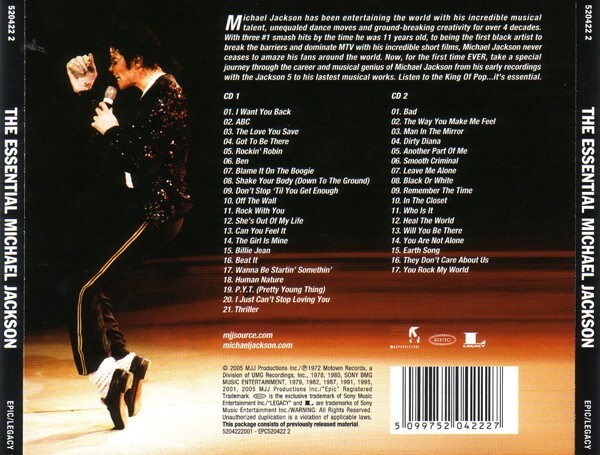 Michael Jackson – The Essential Michael Jackson double CD | eBay