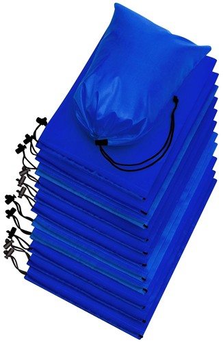 Drawstring Bag - Nylon Cinch and Ditty Stuff Pouch with Toggle (8 x 11 ...