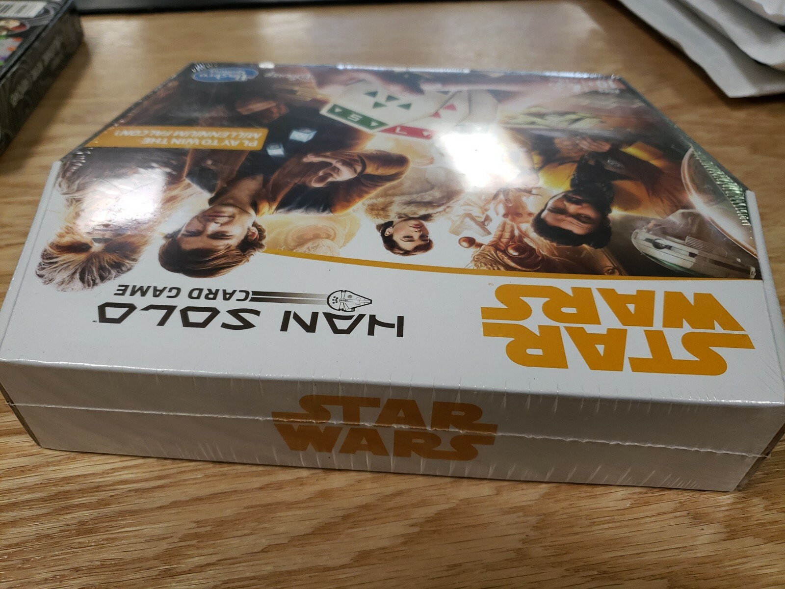 2017 Hasbro Star Wars Han Solo Card Game E2445 Melennium Falcon Factory ...