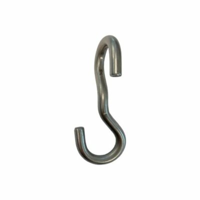 Twisted S Hook 90 degree Mid Bend T316 (A4) Marine Stainless Steel 3,4 ...