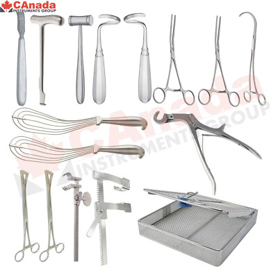 Thoracotomy Surgery Tebbetts Breast Surgery Set of 16Pcs Medical ...