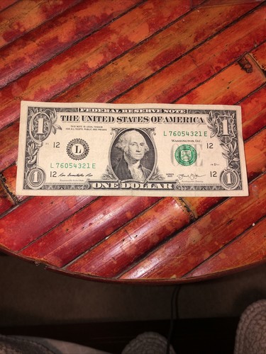 2013 $1.00 Fancy Serial Number (Descending Ladder Note)-almost.San ...