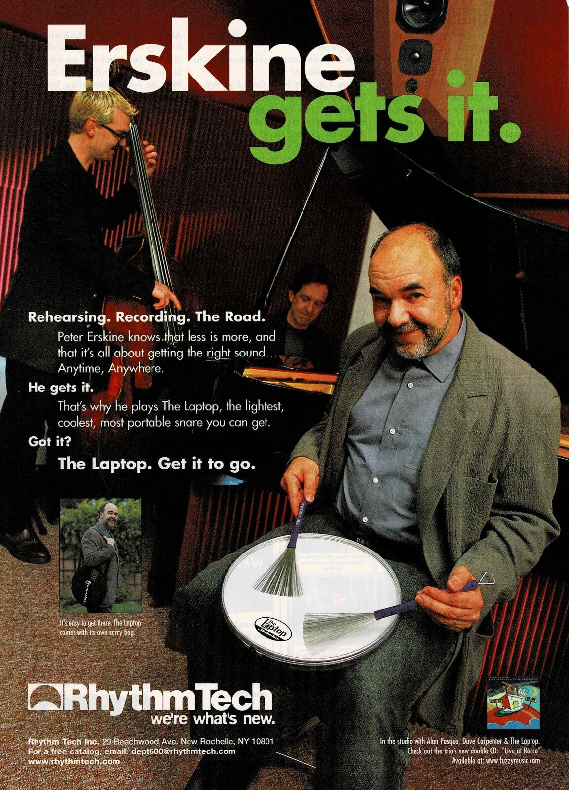 Rhythm Tech - Peter Erskine - 2000 Print Advertisement | eBay