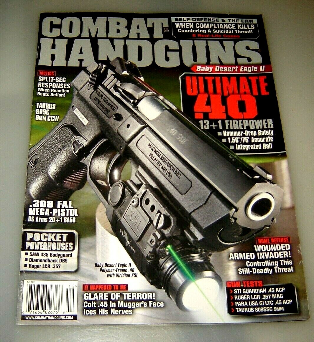 COMBAT HANDGUNS MAGAZINE #108 - DECEMBER 2012 | eBay