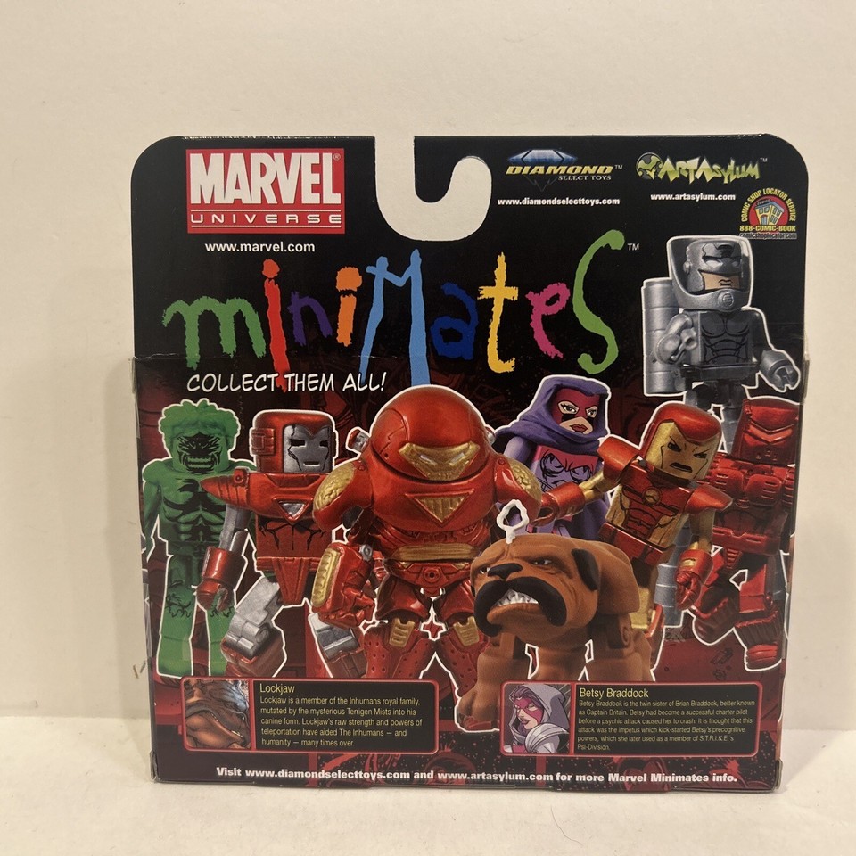Marvel Minimates TRU Toys R Us Wave 7 Lockjaw & Betsy Braddock | eBay