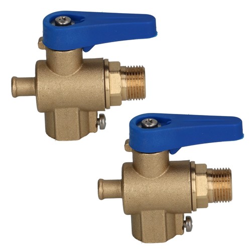 DVA MANUAL WATER SOFTENER TAPS x 2 3/8" BSP TYPE INLET OUTLET LEVER ...