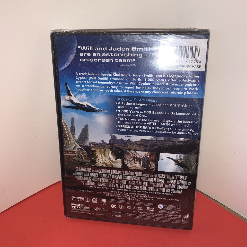 After Earth (DVD, 2013) Will Smith. Jaden Smith 💿 43396417458 | eBay