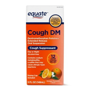 Equate Dextromethorphan Polistirex Extended-Release Suspension Cough 5 ...