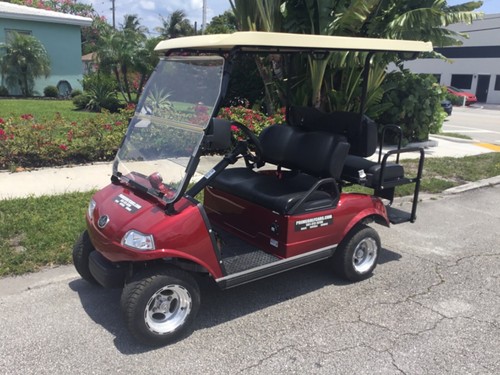 2018 CANDY RED 4 PASSENGER SEAT EVOLUTION STREET LEGAL LSV GOLF CART ...