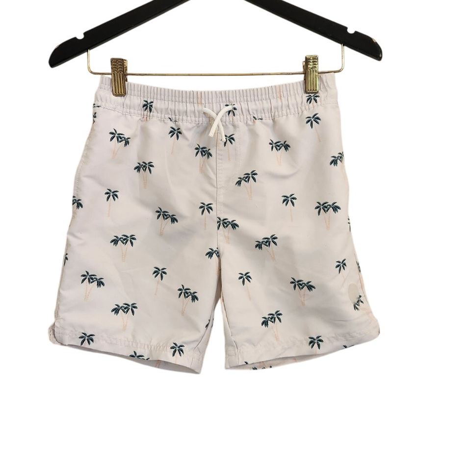 NWT Brook Brothers Boys Board Shorts Swim Trunks Palm Tree Vacation 14 ...