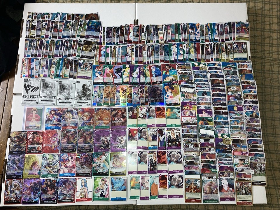 ONE PIECE Card Collection Lot Super Pre, Sealed, Luffy Leader Pre ...