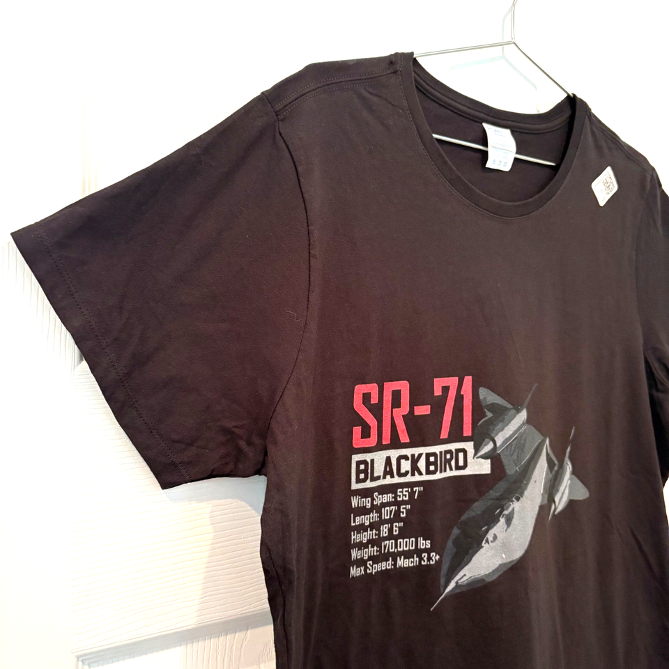 NWT!! SR-71 Blackbird Airplane Graphic T-Shirt Women’s XL Port & Company Tee | eBay