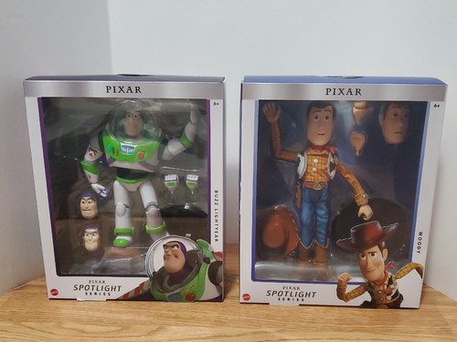 MATTEL Pixar Spotlight Series Toy Story Buzz Lightyear and Sheriff ...