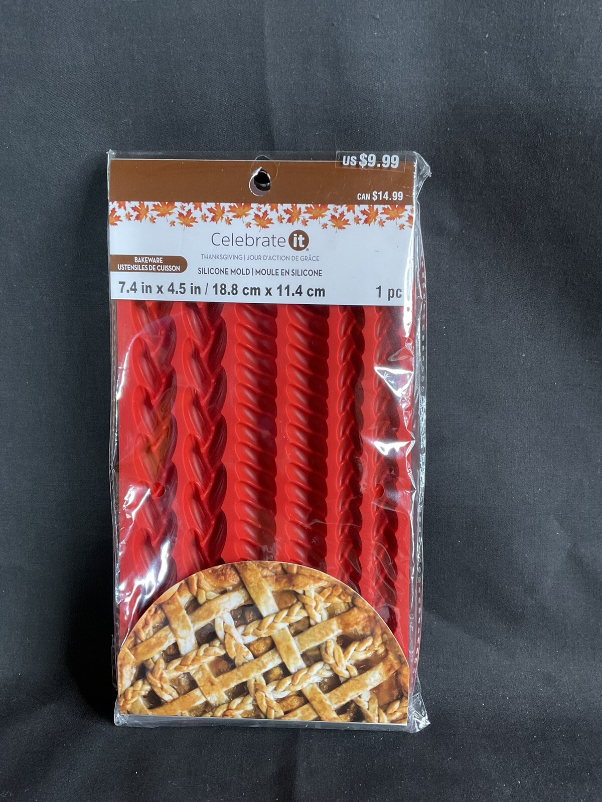 Celebrate It Silicone Bakeware, 6 Cavity Decorative Pie Crust Mold | eBay