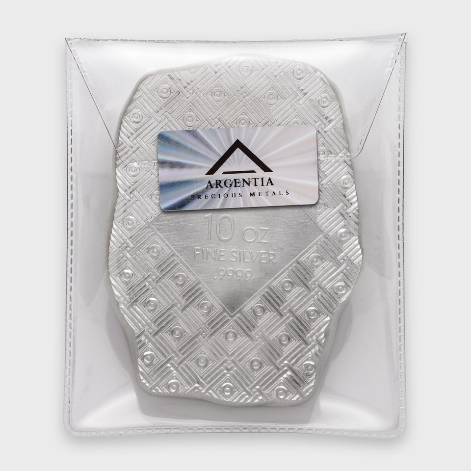 10 Ounce .9999 Fine Silver Bar Argentia GODDESS MARA – UHR, Brilliant ...