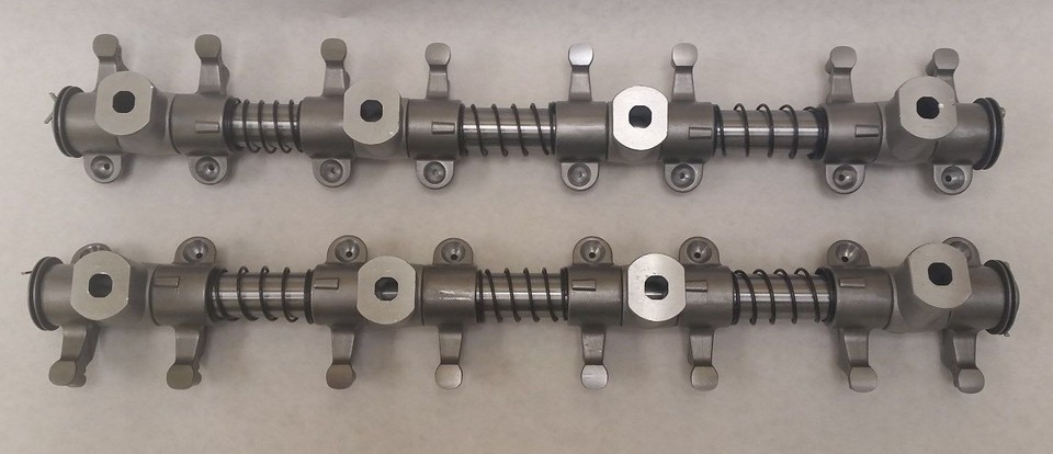 Rocker Arm Shaft Assembly w/ pushrods Ford FE 330 352 360 390 410 428 ...