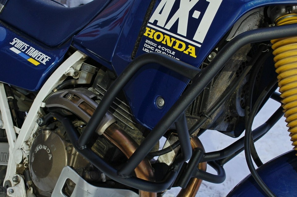 HONDA AX 1 ENGINE GUARD CRASH BARS BLACK HONDA AX1 ACCESSORIES ...