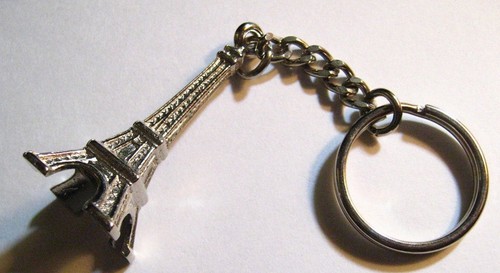 Eiffel Tower Keychain - Paris France French Souvenir Architecture ...