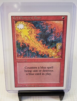 Magic: The Gathering MTG Revised Red Elemental Blast LP NRMNT/MNT | eBay