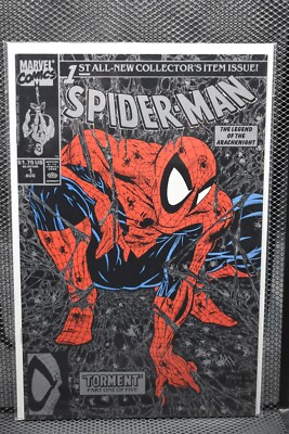 Spider-Man #1 Direct Silver Variant Marvel 1990 Todd McFarlane Torment 9.6 | eBay
