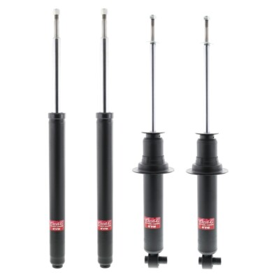 Front Strut Cartridge & Rear Suspension Strut Kit KYB Excel-G For BMW ...