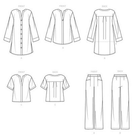 Simplicity Sewing Pattern 9113 Misses 16-24 Loose Tunic, Top and Pull ...
