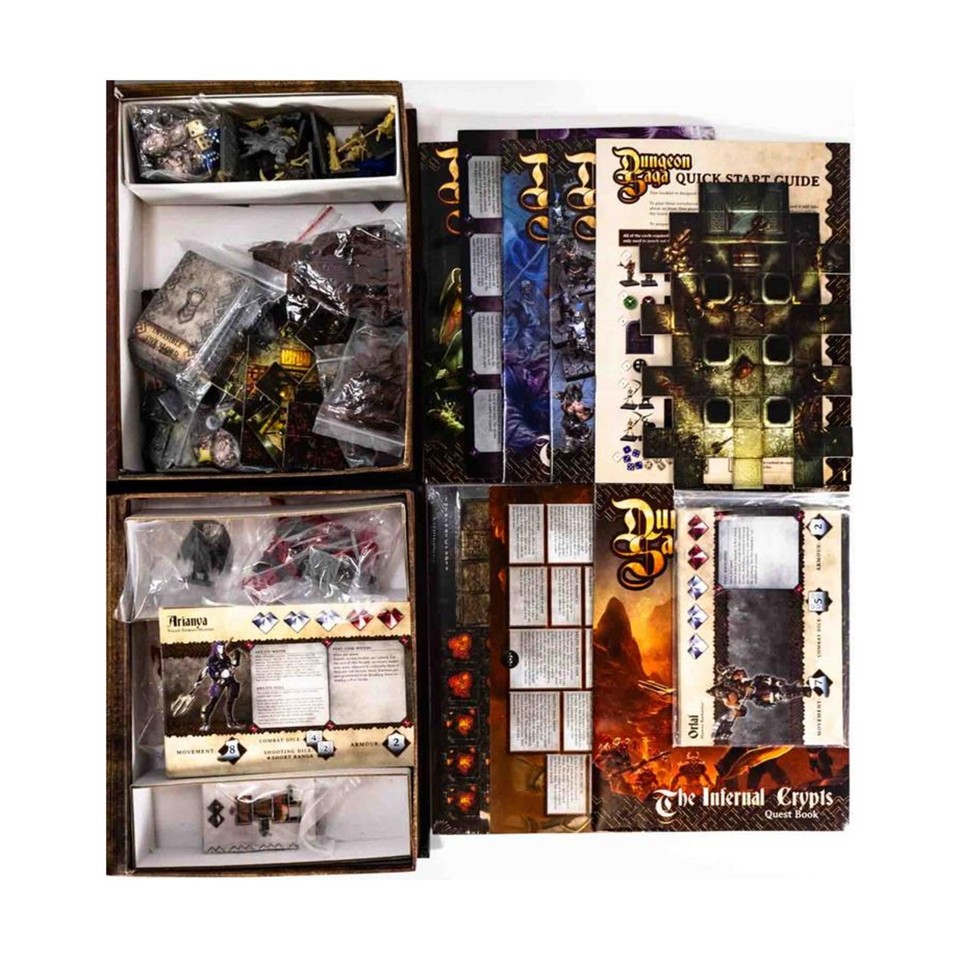 Mantic Dungeon Saga Collection #10 - Base Set + 2 Expansions! EX/NM | eBay