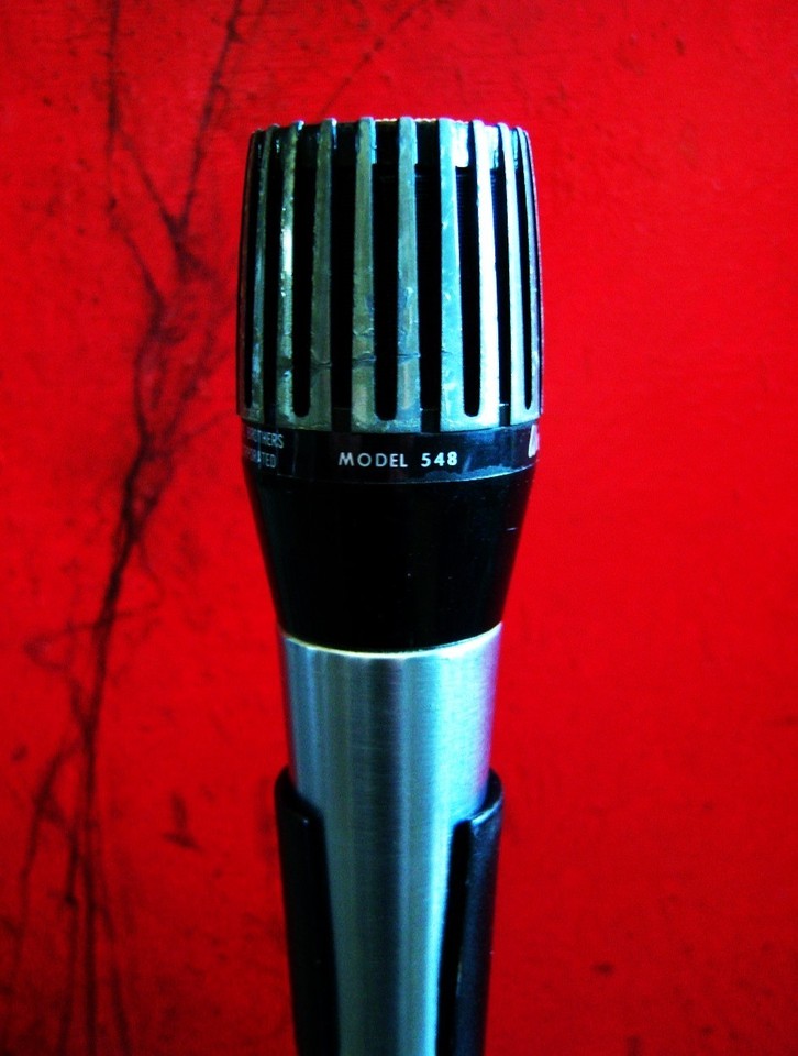 Vintage RARE 1970's Shure 548 / 548SD dynamic cardioid microphone Hi Z ...