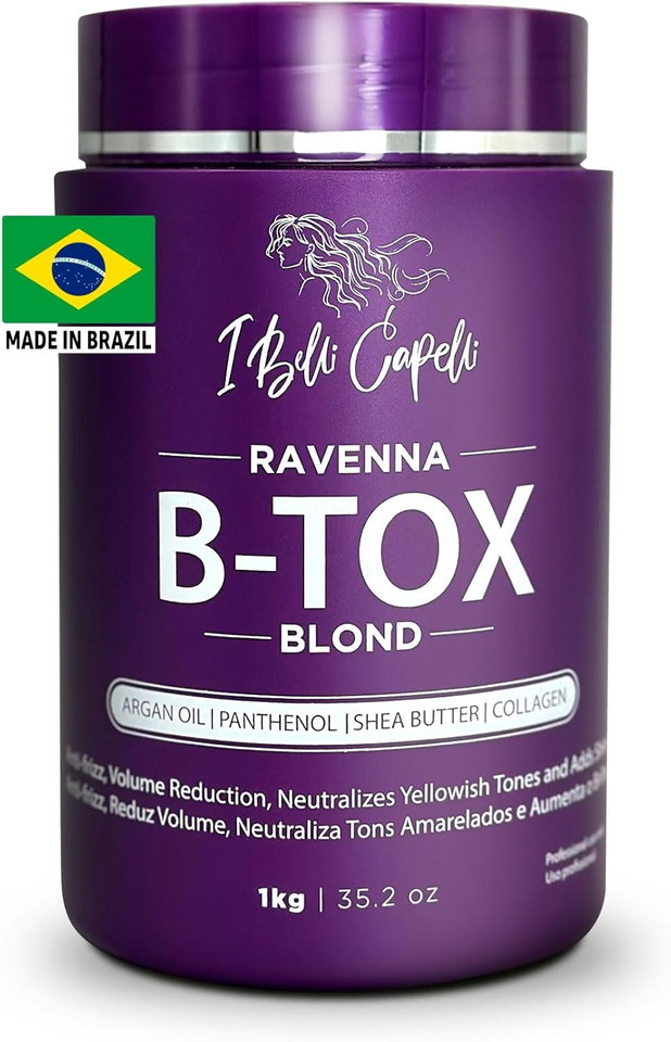 Ibelli Capelli Hair Btox Ravenna Blond Treatment for Hair Platinum Mask ...