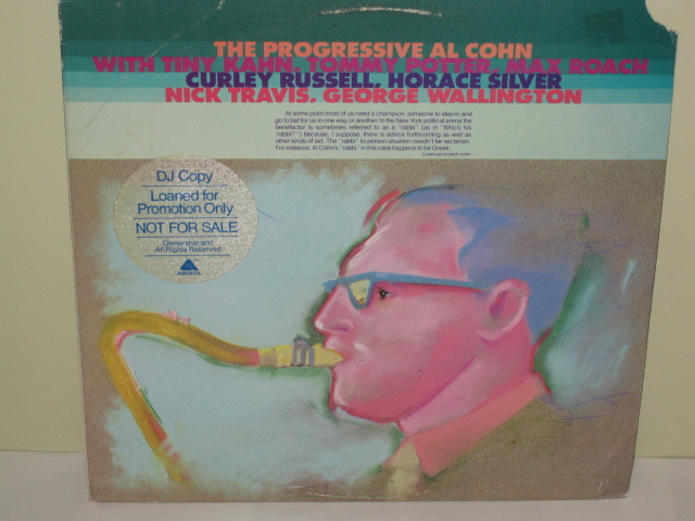 AL COHN - The Progressive ~ SAVOY1126 [re-issue of 2 Progressive 10" lp ...