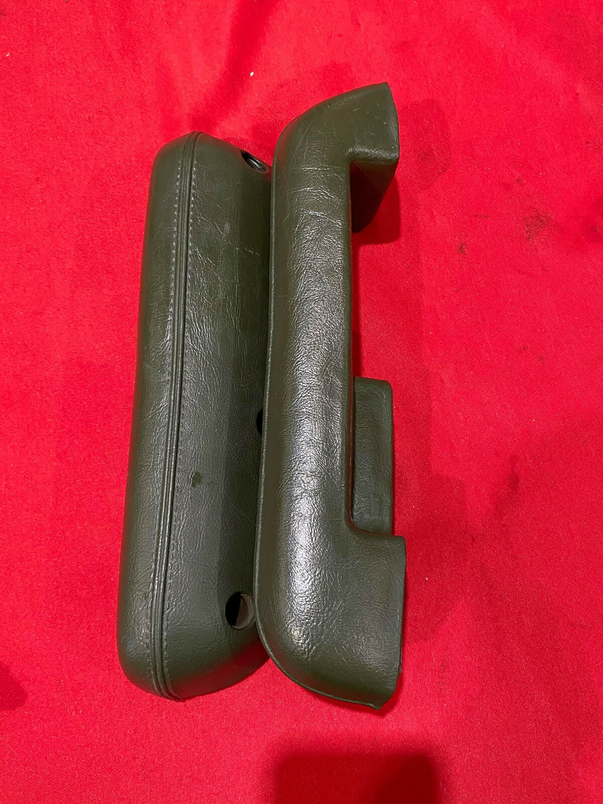 GENUINE FORD XY GS FALCON FAIRMONT REAR ARMREST PAIR GREEN XT XW ZC ZD ...