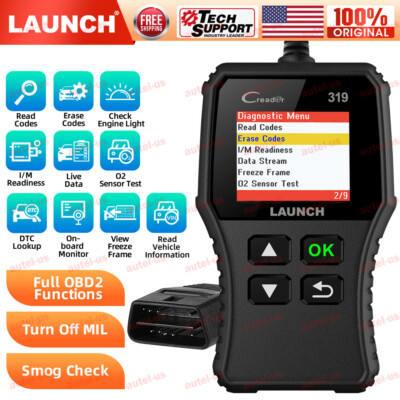 LAUNCH Automotive OBD2 Diagnostic Scanner Car Check Engine Light OBD ...