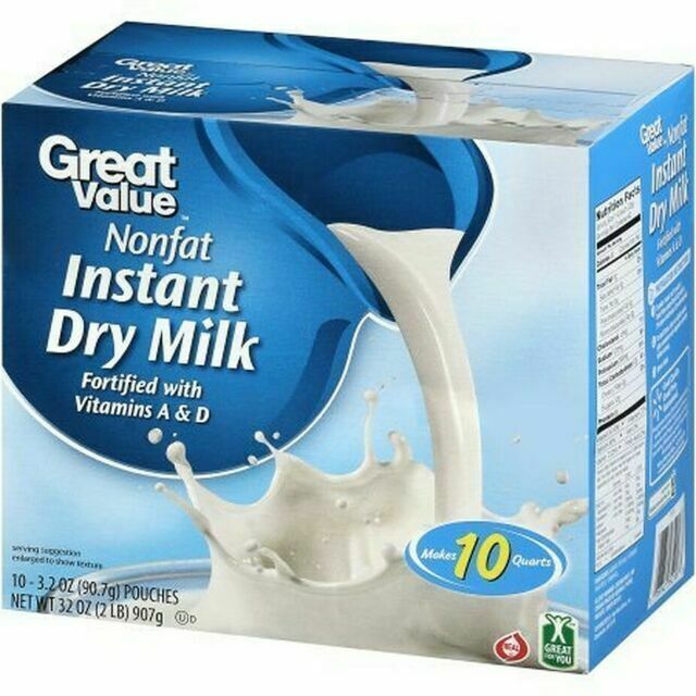 Great Value Nonfat Instant Dry Milk 32 Oz for sale online | eBay